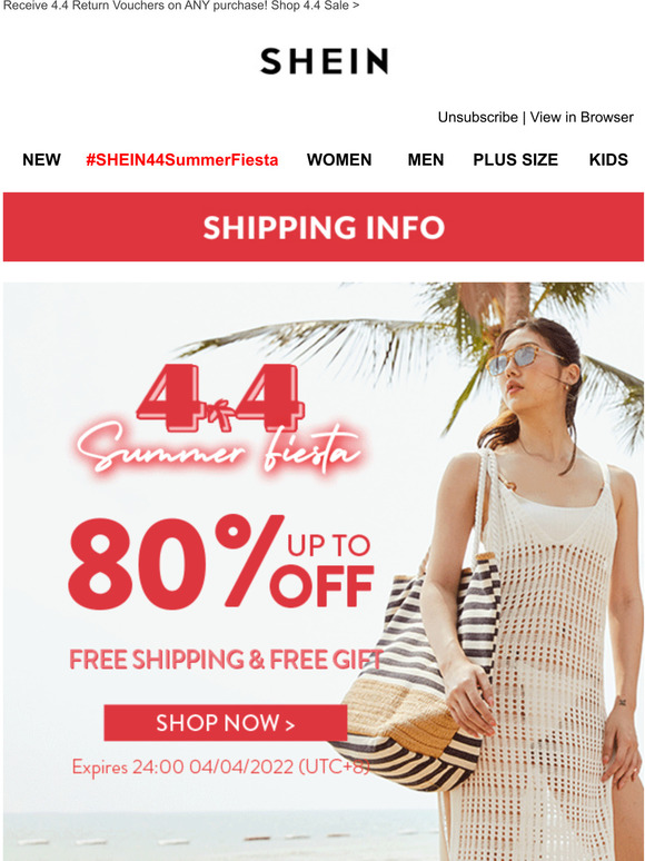 SHEIN Email Newsletters: Shop Sales, Discounts, and Coupon Codes