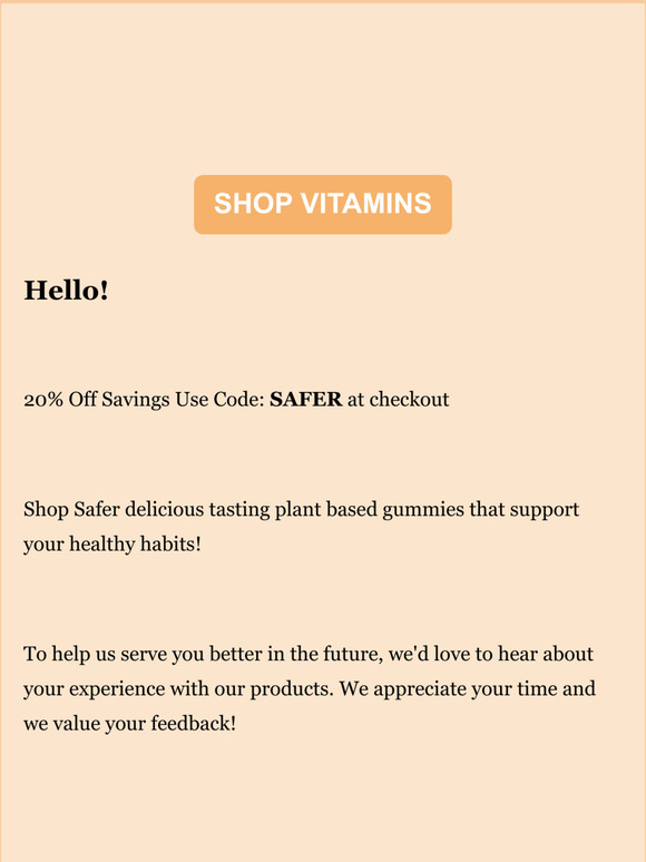 Safer Products: Thanks For Choosing Safer Products | Milled