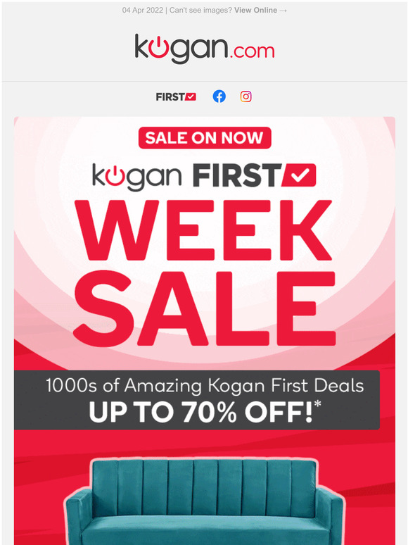 Kogan: The Kogan First Week Sale is Here! | Milled
