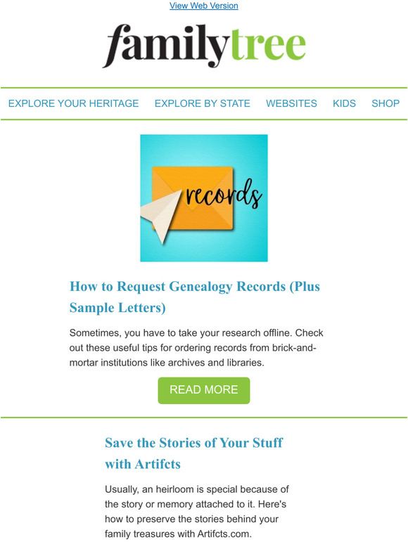 Family Tree Magazine: How to Request Genealogy Records (Plus Sample ...