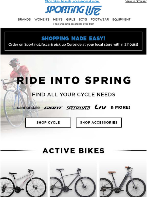 Sporting Life: Ride into spring with cycle gear! | Milled