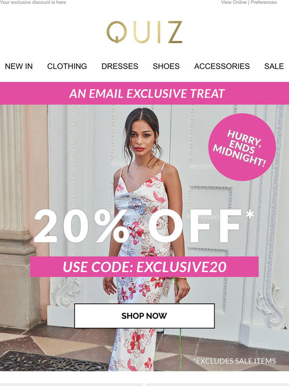 Quiz: EMAIL EXCLUSIVE 20% off for you | Milled