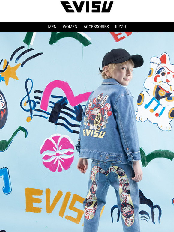 Evisu: EVISU Dress your kids with our iconic outfits | Milled