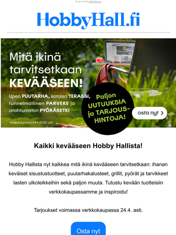 hobbyhall: Kaikki kevseen Hobby Hallista! | Milled