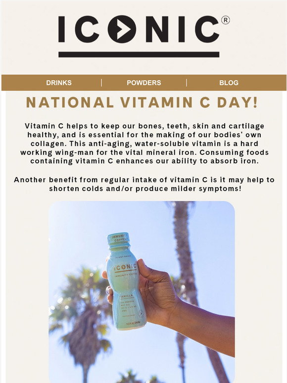 Iconic Protein: NATIONAL VITAMIN C DAY! | Milled