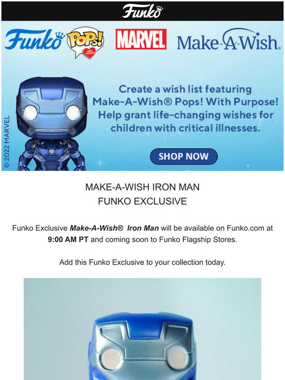 Funko: Celebrate World Wish Day April 29 with new Pops! With Purpose ...