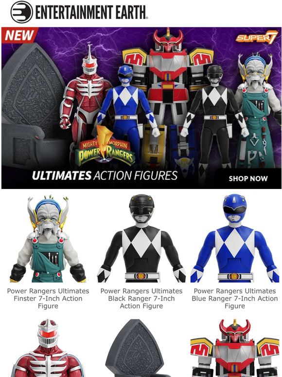EntertainmentEarth.com: New Power Rangers Ultimates from Super7! | Milled