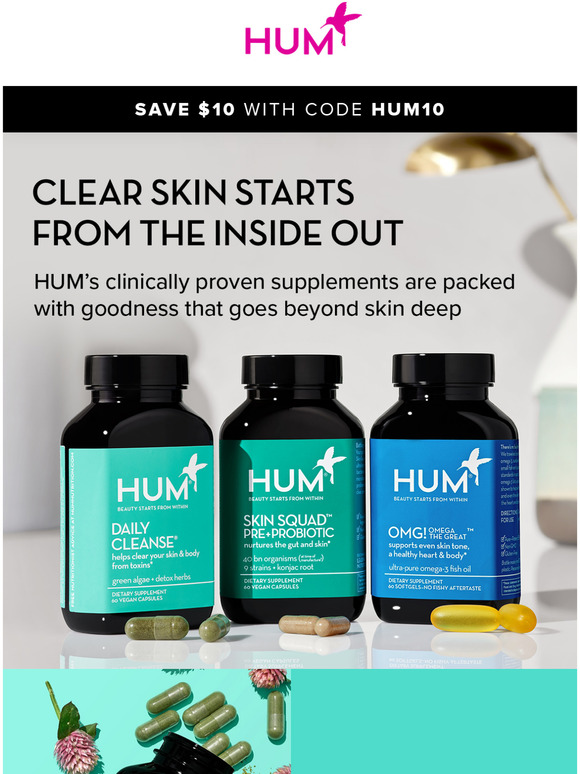 HUM Nutrition: Breakouts dont stand a chance with this trio | Milled