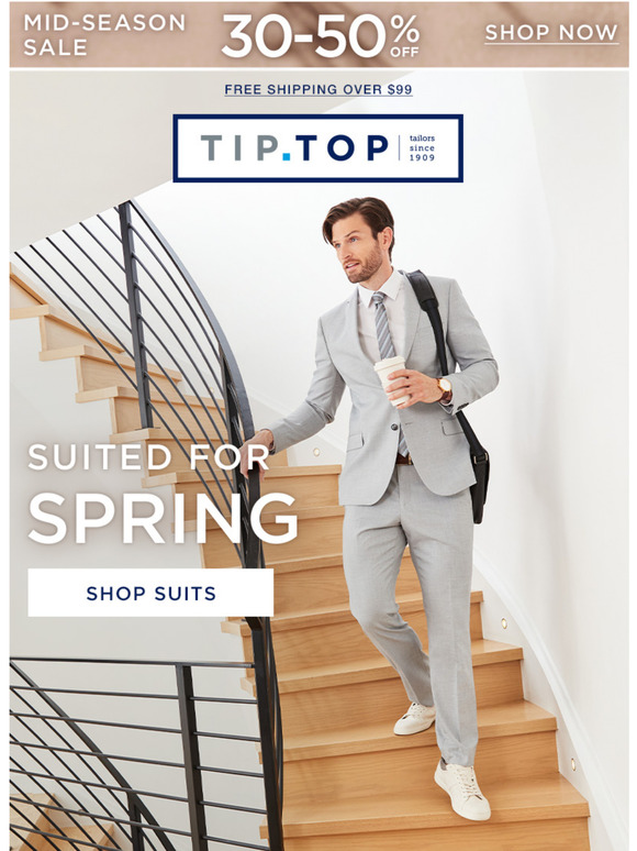 Tip Top Tailors: Put Some Spring in Your Step! | Milled