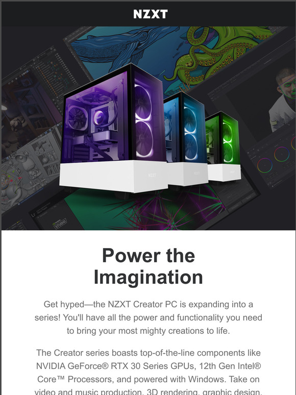 NZXT: Introducing the all-new Creator PC Series | Milled