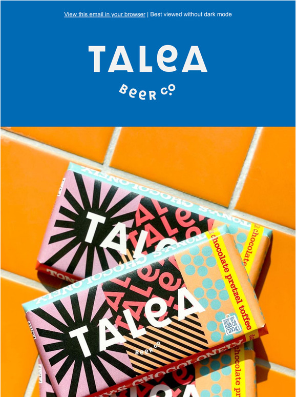 Talea Beer: Tony's Chocolonely + TALEA: Meet our Malty Toffee Ale! | Milled