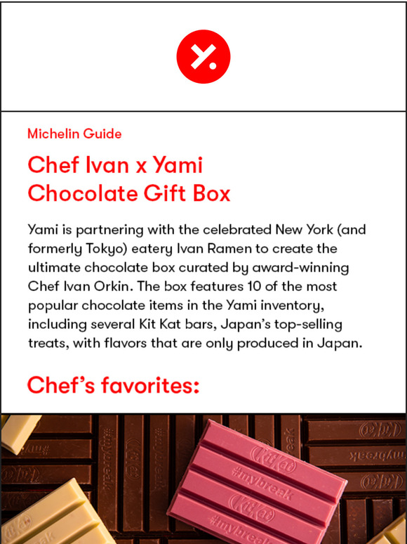 Yami: Michelin Guide Chef Ivan x Yami Chocolate Gift Box is Here. | Milled