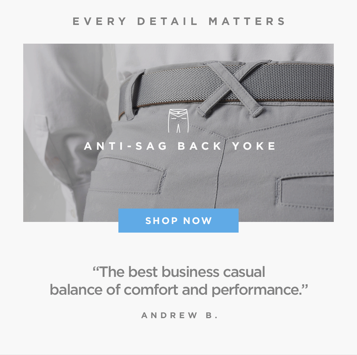 Mack Weldon: New color drop: Maverick Tech Chino. | Milled