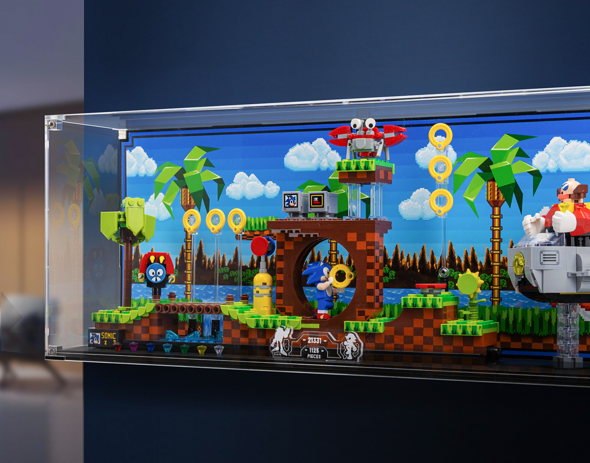 Wicked Brick: Display cases for LEGO Sonic - Greenhill Zone | Milled