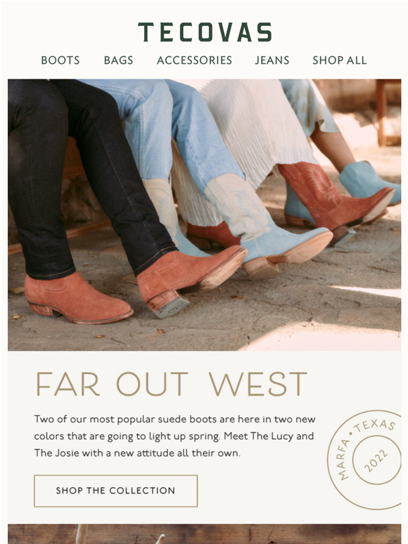 Tecovas: Introducing Sky Blue and Desert Rose | Milled