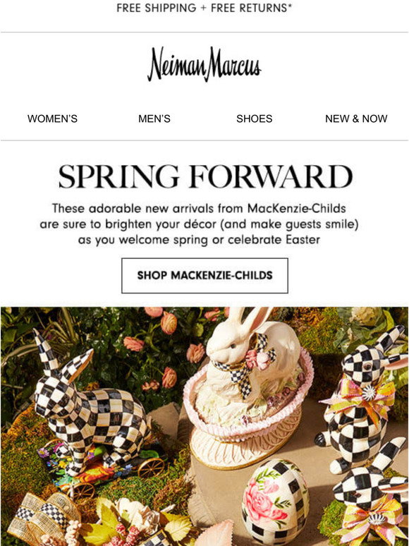 Neiman Marcus: MacKenzie-Childs for spring & Easter | Milled