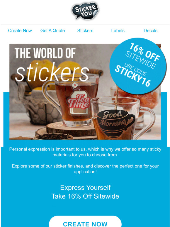 StickerYou: Explore the World of Stickers -> | Milled