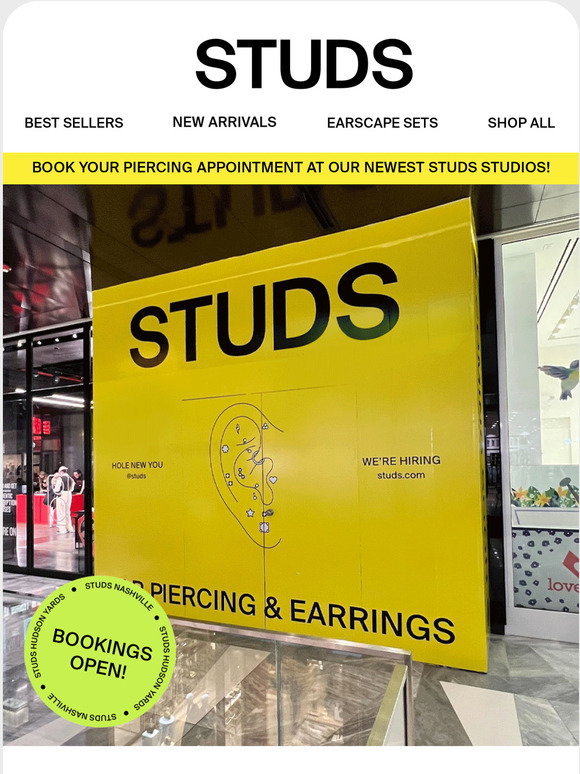 Studs: Hey Nashville and NYC Studs! Ready for a Hole New You? | Milled