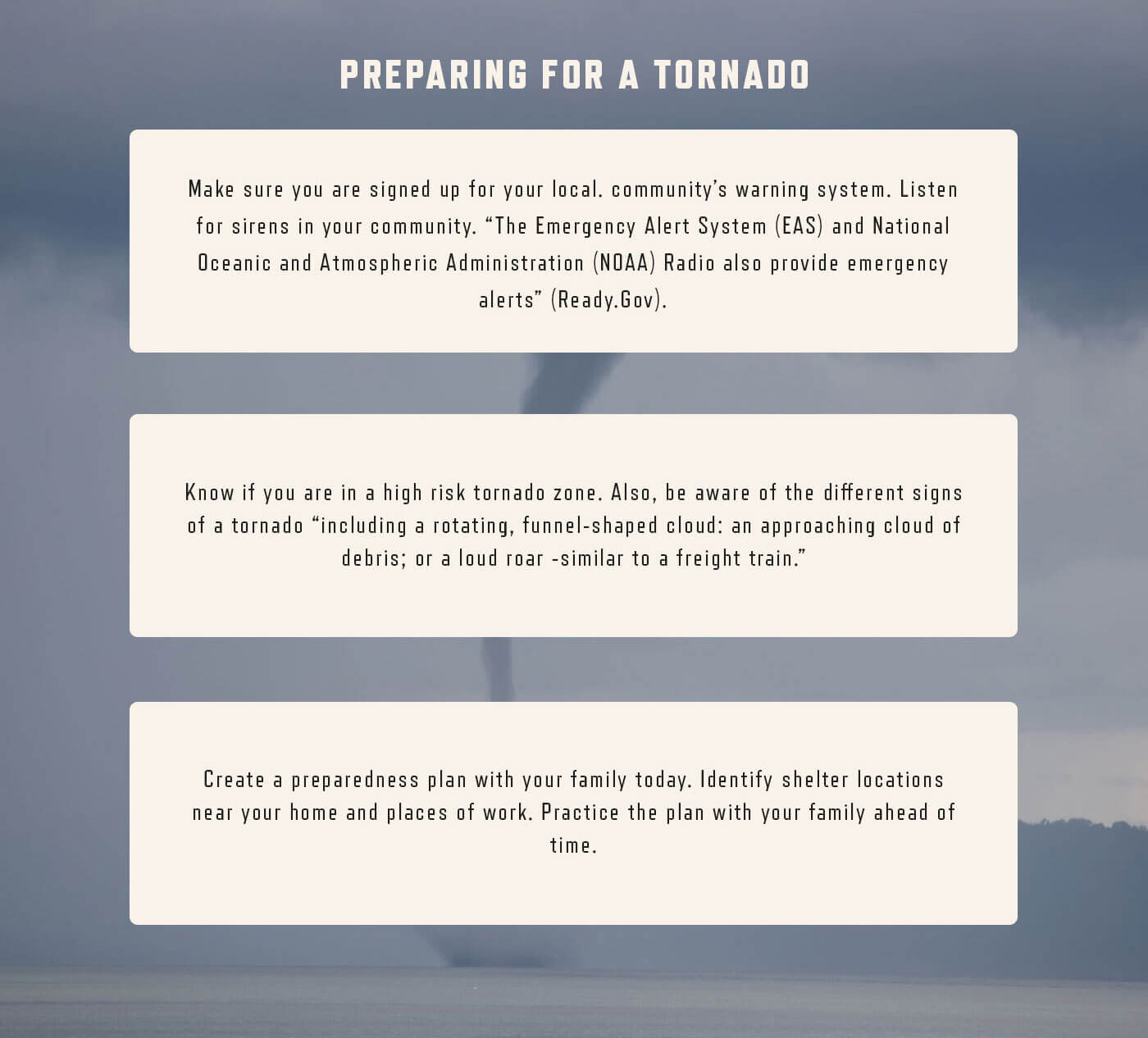 ReadyWise: Severe Weather Continues - Stay Safe, Plan Ahead, Get ...