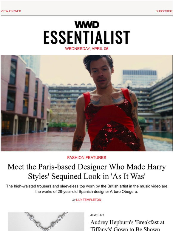 Women's Wear Daily: Meet the Paris-based Designer Who Made Harry Styles ...
