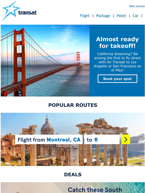 Air Transat: Experience Cali and its effortless cool | Milled