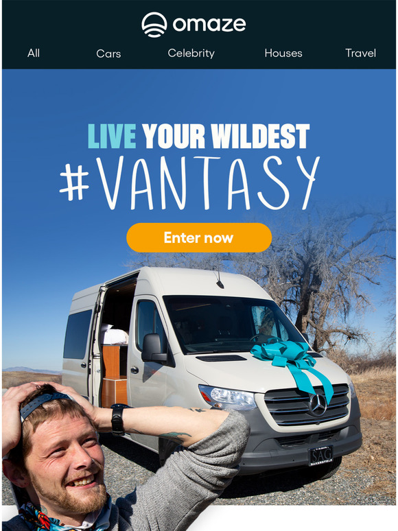 Omaze: Imagine winning a Sprinter Van. | Milled
