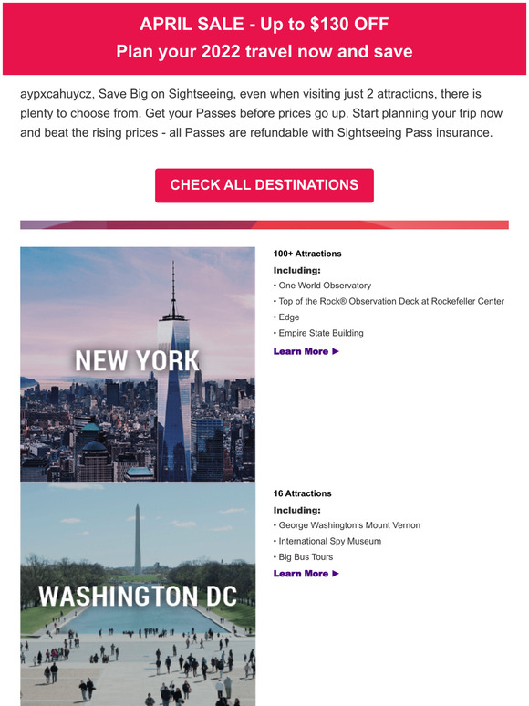 Sightseeing Pass: Sightseeing Pass Destinations on Sale | Milled