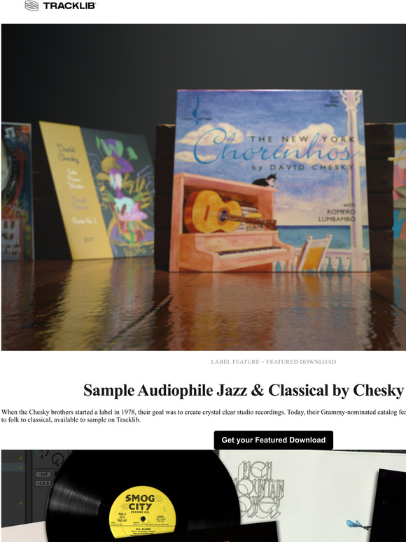 Tracklib: Sample Audiophile Jazz & Classical by Chesky Records + The ...