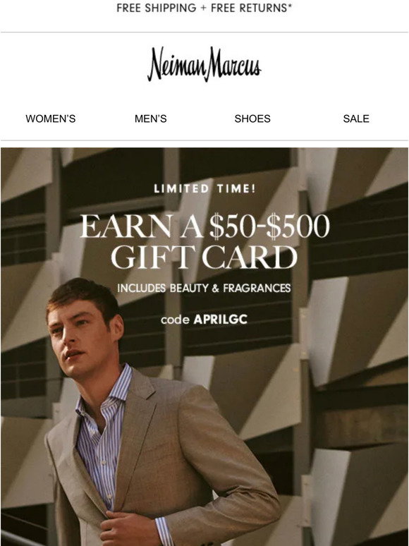 Neiman Marcus: LAST DAY to claim your $50-$500 gift card | Milled
