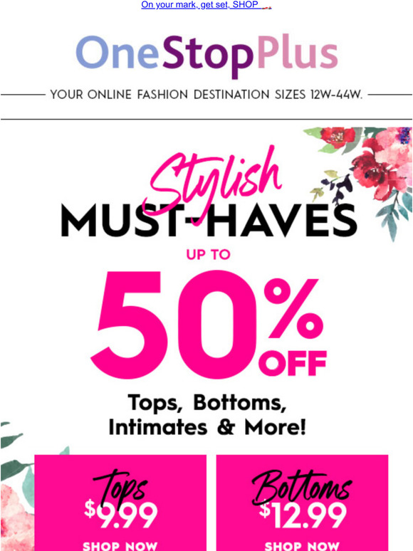 One Stop Plus: Starts NOW: 50% off (almost) everything | Milled