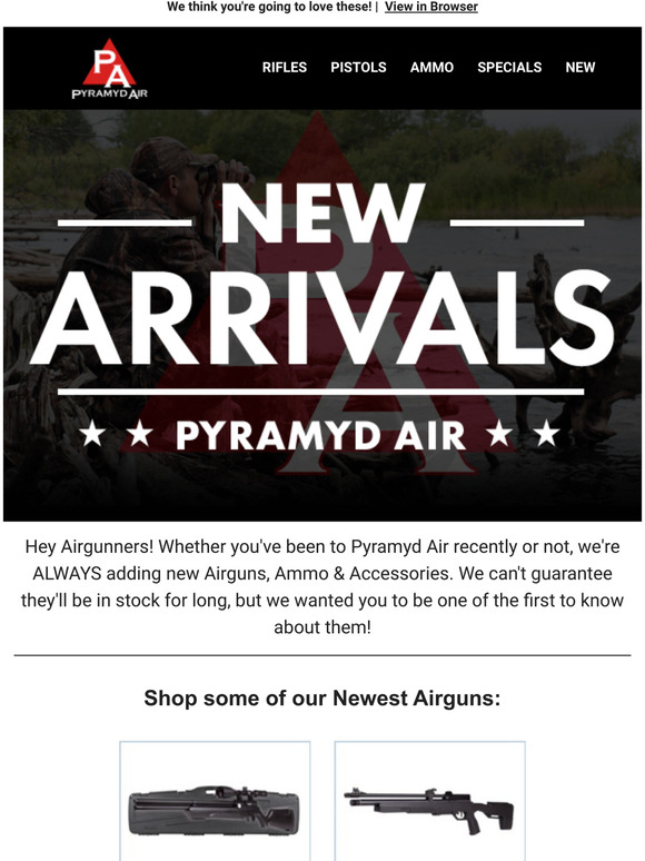 Pyramyd Air: See what's NEW at Pyramyd Air! | Milled