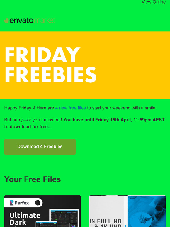 Envato: Brand New Friday Freebies Are Here - | Milled