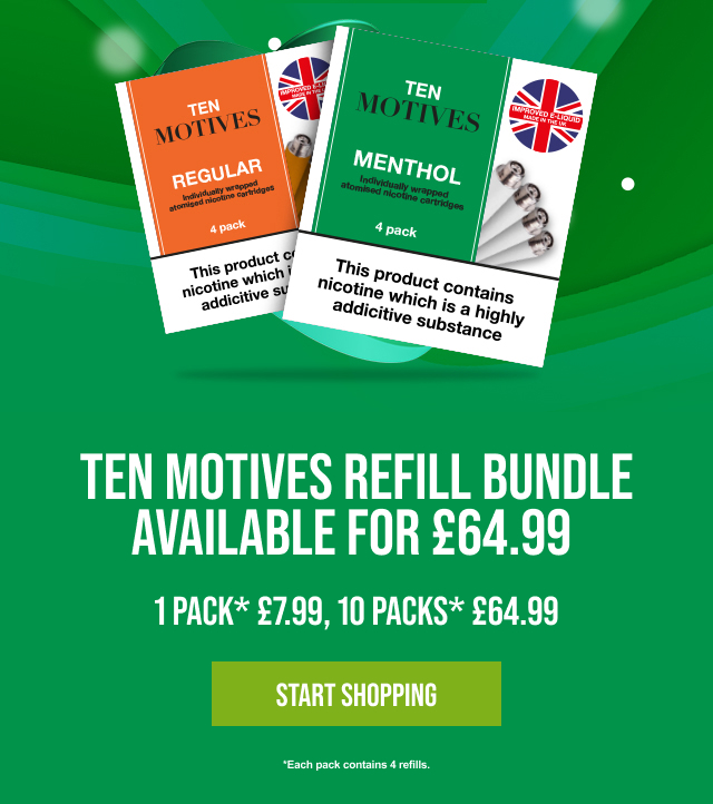 Ten Motives: Ten Motives Refill Bundle available for 64.99 | Milled