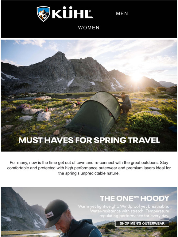 KUHL: Versatile spring styles for your travel destinations. | Milled