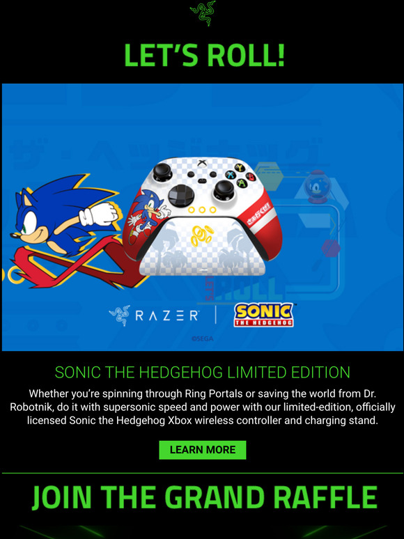 Razer: The Officially Licensed Sonic the Hedgehog Xbox Wireless ...