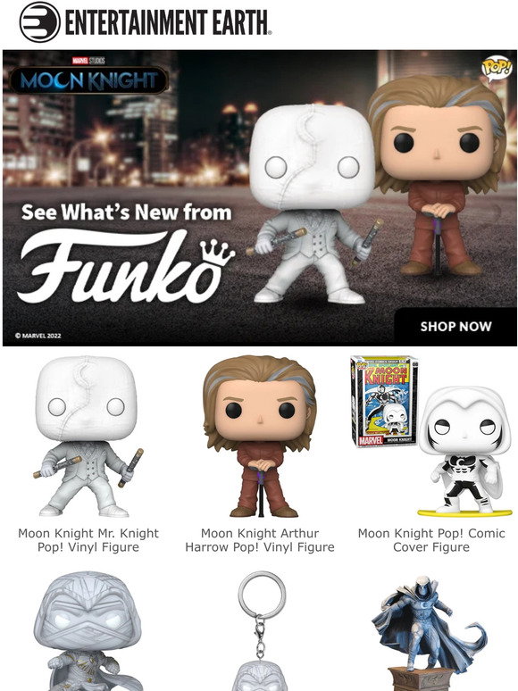 EntertainmentEarth.com: New Moon Knight Pop! Vinyl Figures! | Milled