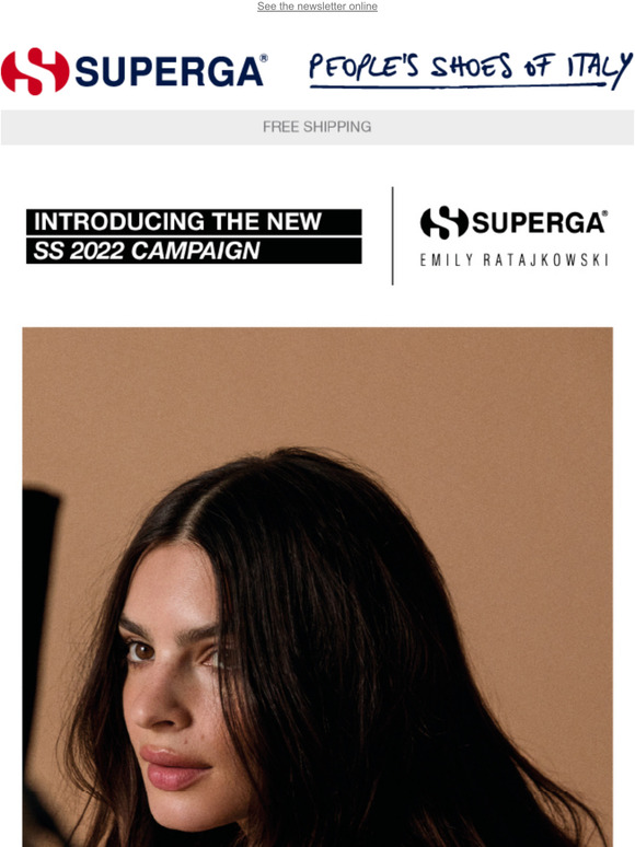 Superga: Emily Ratajkowski is the new face of Superga for SS '22 | Milled