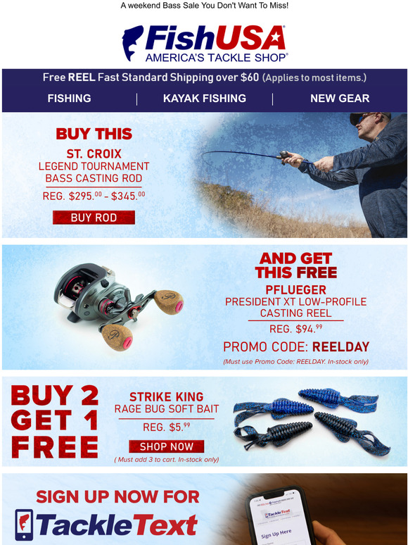 FishUSA: A Free Reel Weekend! | Milled