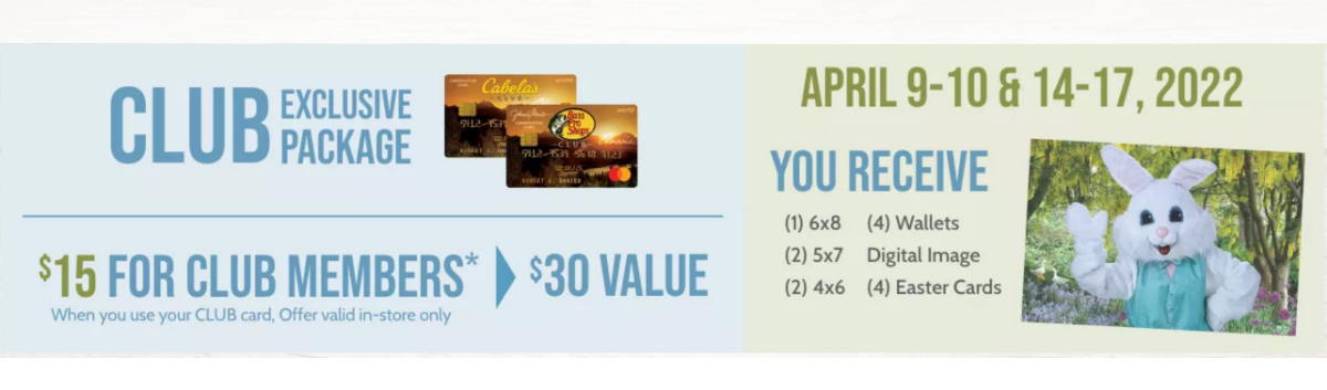 Bass Pro Shops: Get Your Photo with The Easter Bunny! | Milled