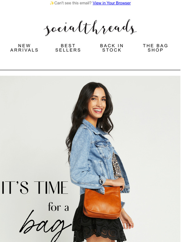 Social Threads: Bags & straps: in stock & ready to shop! | Milled