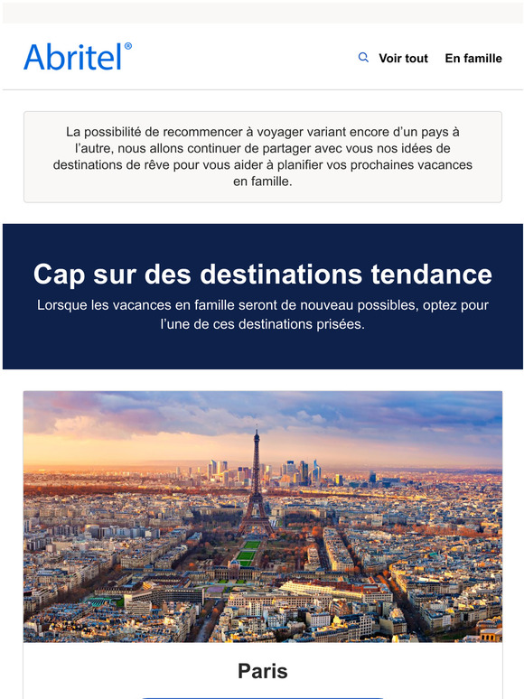 Abritel: Destinations tendance pour des vacances en famille | Milled