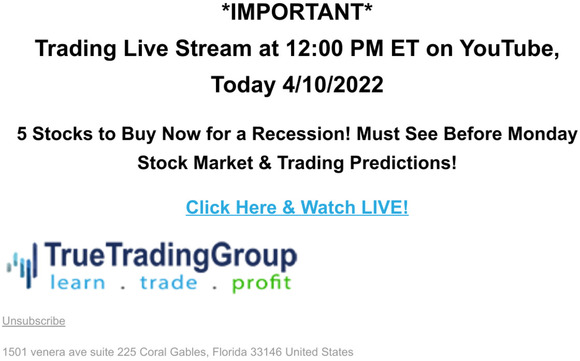 True Trading Group: -Must See Before Monday! | Milled