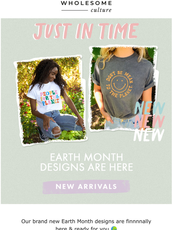 Wholesome Culture: Earth Month Designs Are Here | Milled