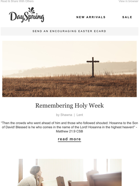 DaySpring: Remembering Holy Week | Milled
