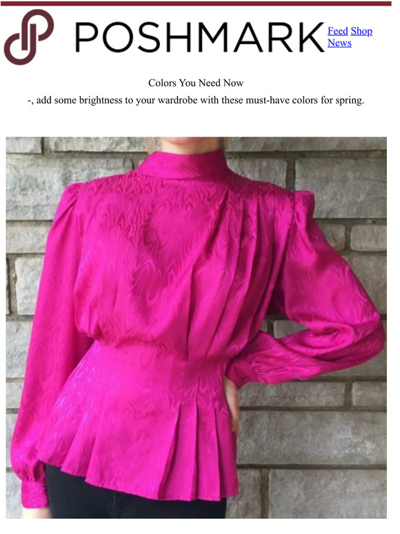 Poshmark: Colors of the rainbow for your closet | Milled