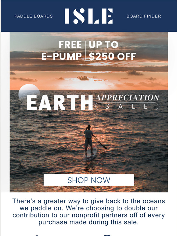 ISLE Surf & SUP: Get Up To $250 Off & Help Us Double Our Giving! | Milled