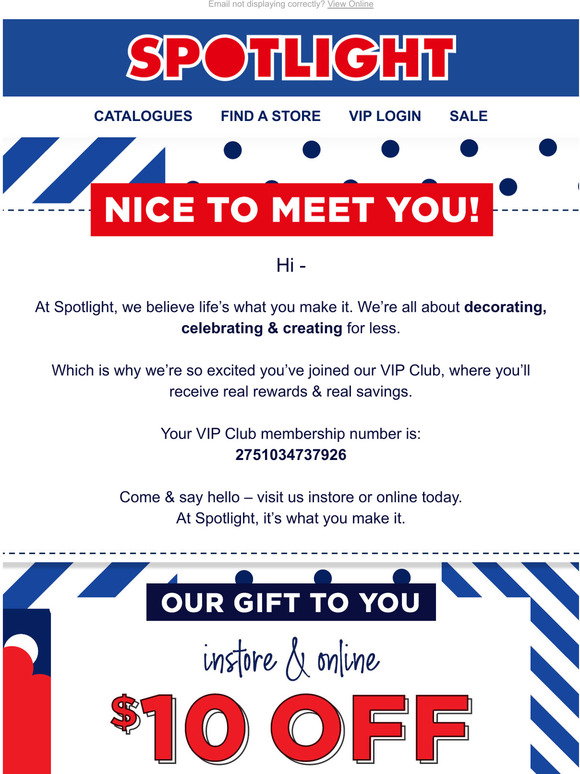 Spotlight: Welcome to the VIP Club | Your $10 Gift Inside | Milled