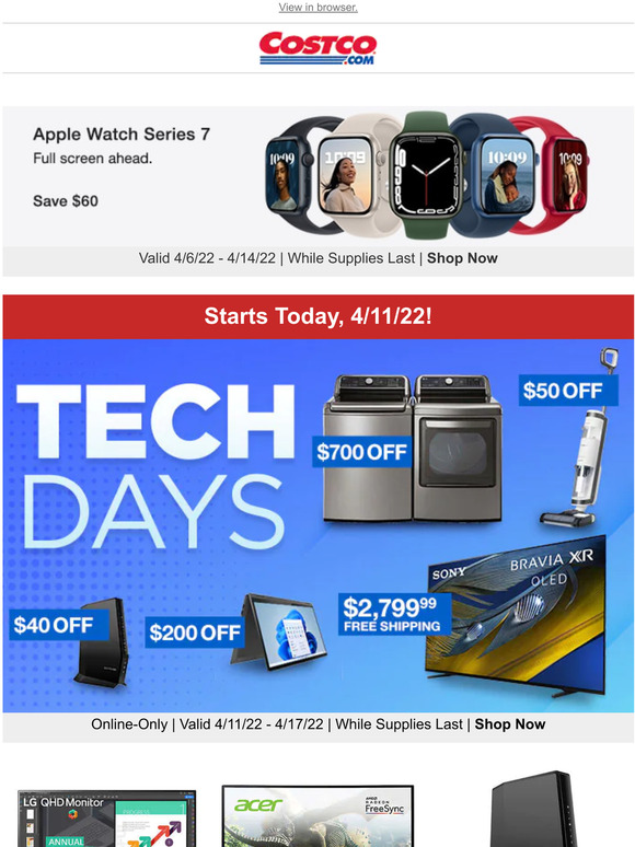 Costco: Tech Days Rebooted! NEW Exciting Deals on Laptops, Tvs, Earbuds ...