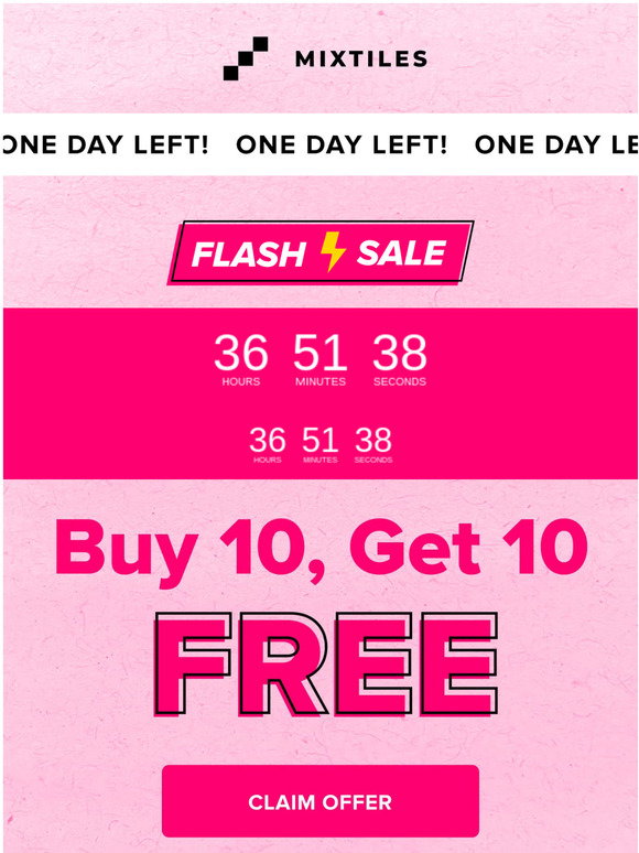 Mixtiles: Did you catch our FLASH SALE? | Milled