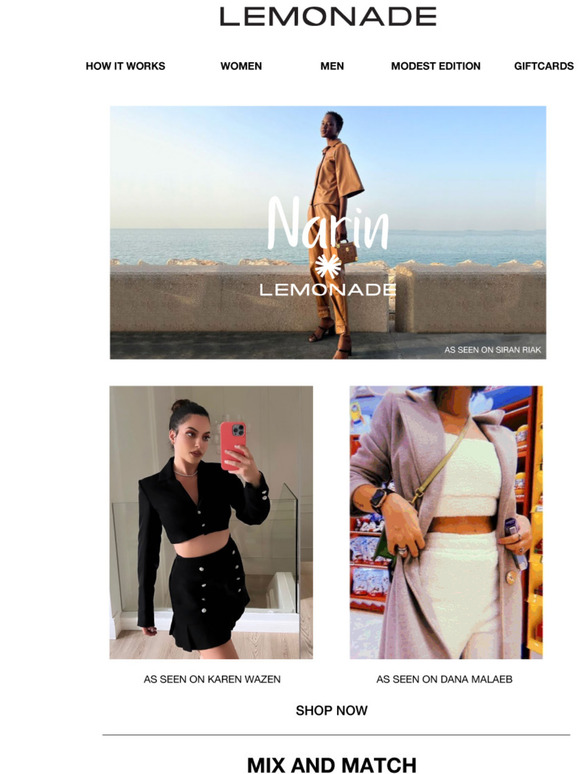 Lemonade Fashion: Narin x Lemonade Styling | Milled